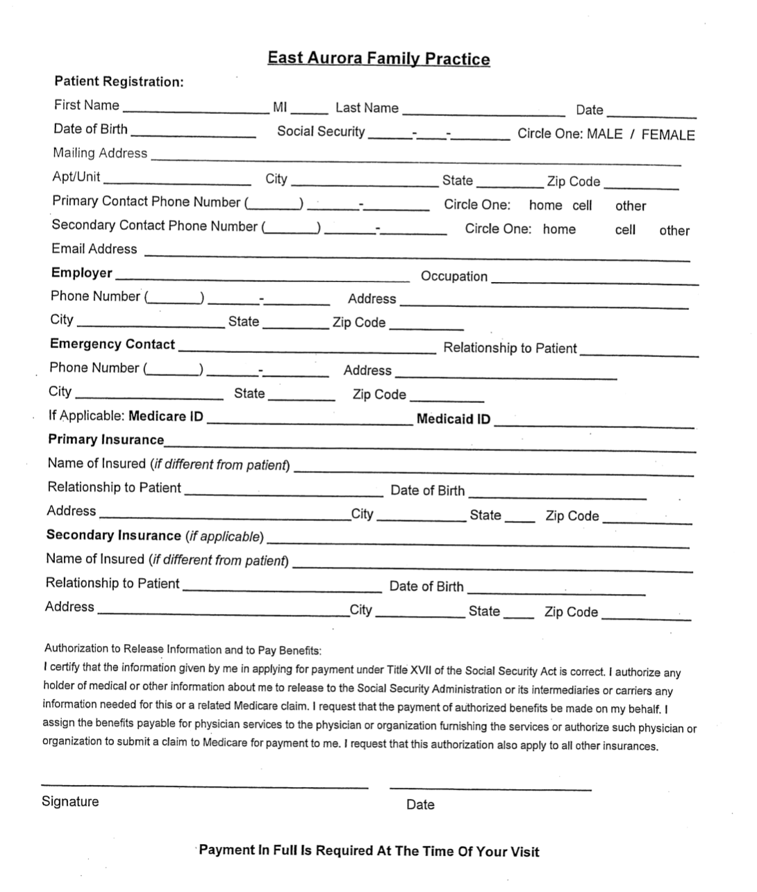 East Aurora Family Practice